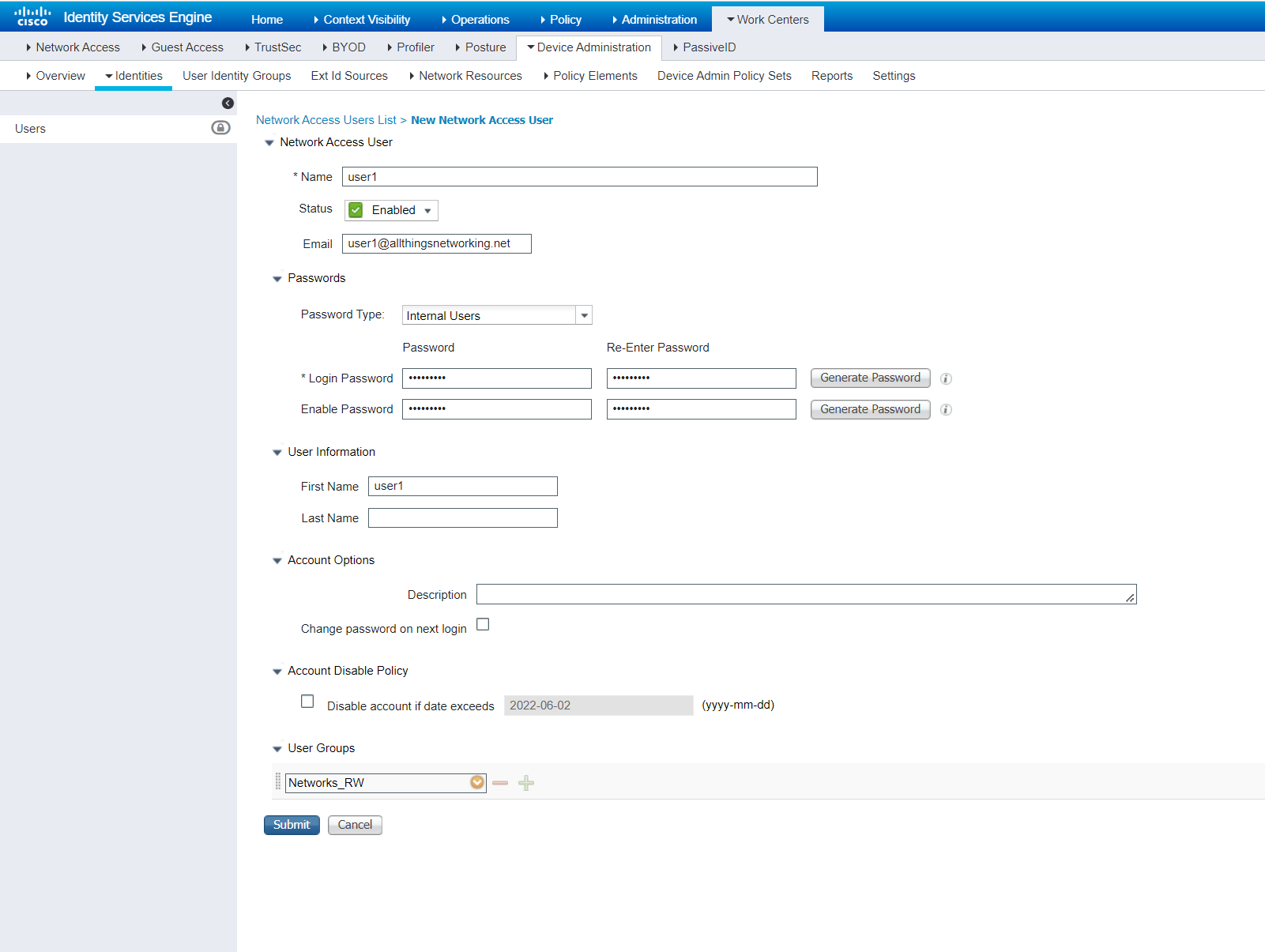 ISE TACACS Configuration - AllThingsNetworking
